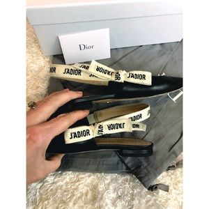 Dior | Shoes | Dior Jadior Ballerina Ribbon Slingbacks | Poshmark